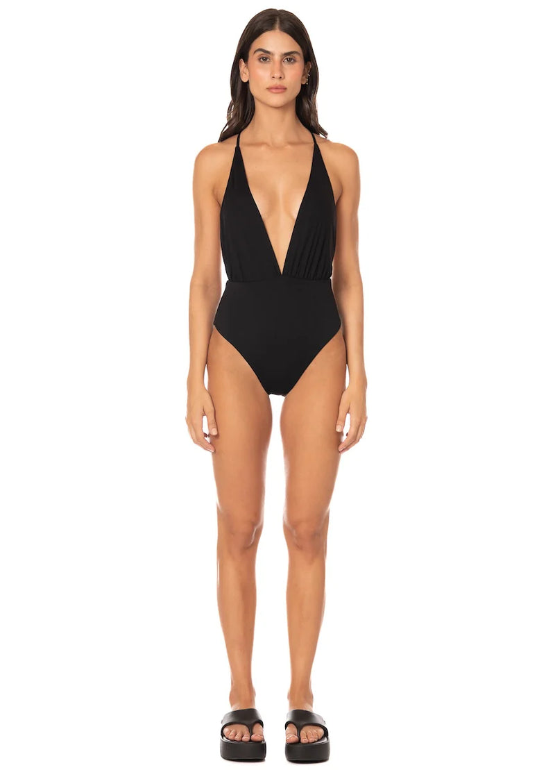 Jade Black Safri One Piece – Alaire Resortwear